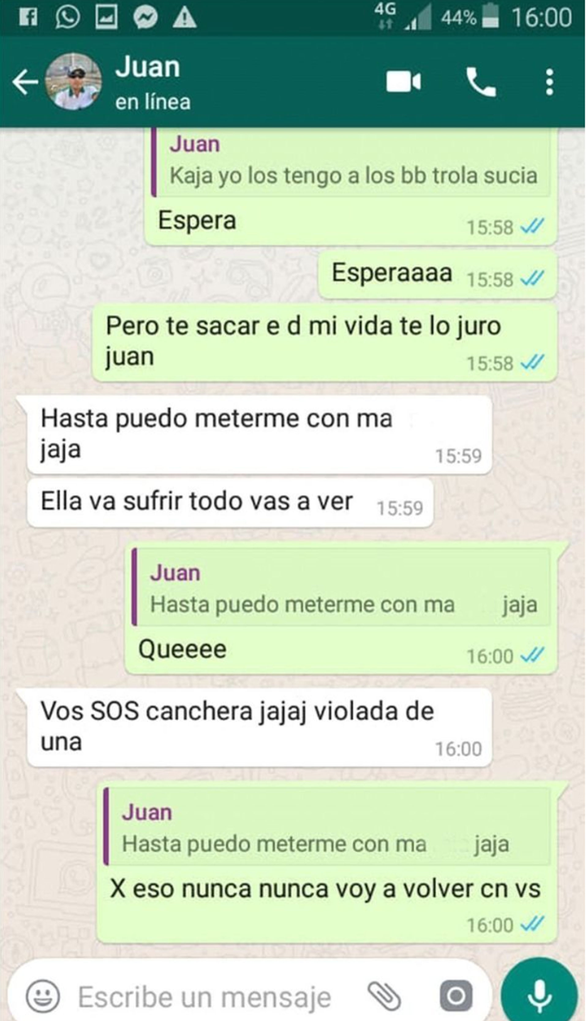 Detuvieron A Un Hombre Que Amenazaba Por Whatsapp A Su Ex Pareja Con